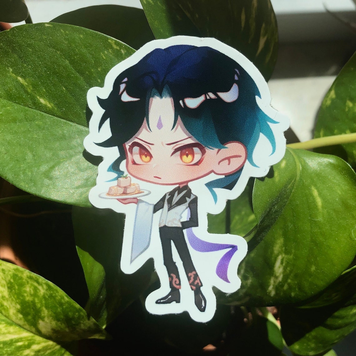 Xiao Butler AU Vinyl Sticker genshin Impact - Etsy
