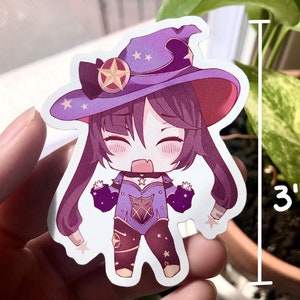 Mona Vinyl Sticker [genshin Impact] - Etsy