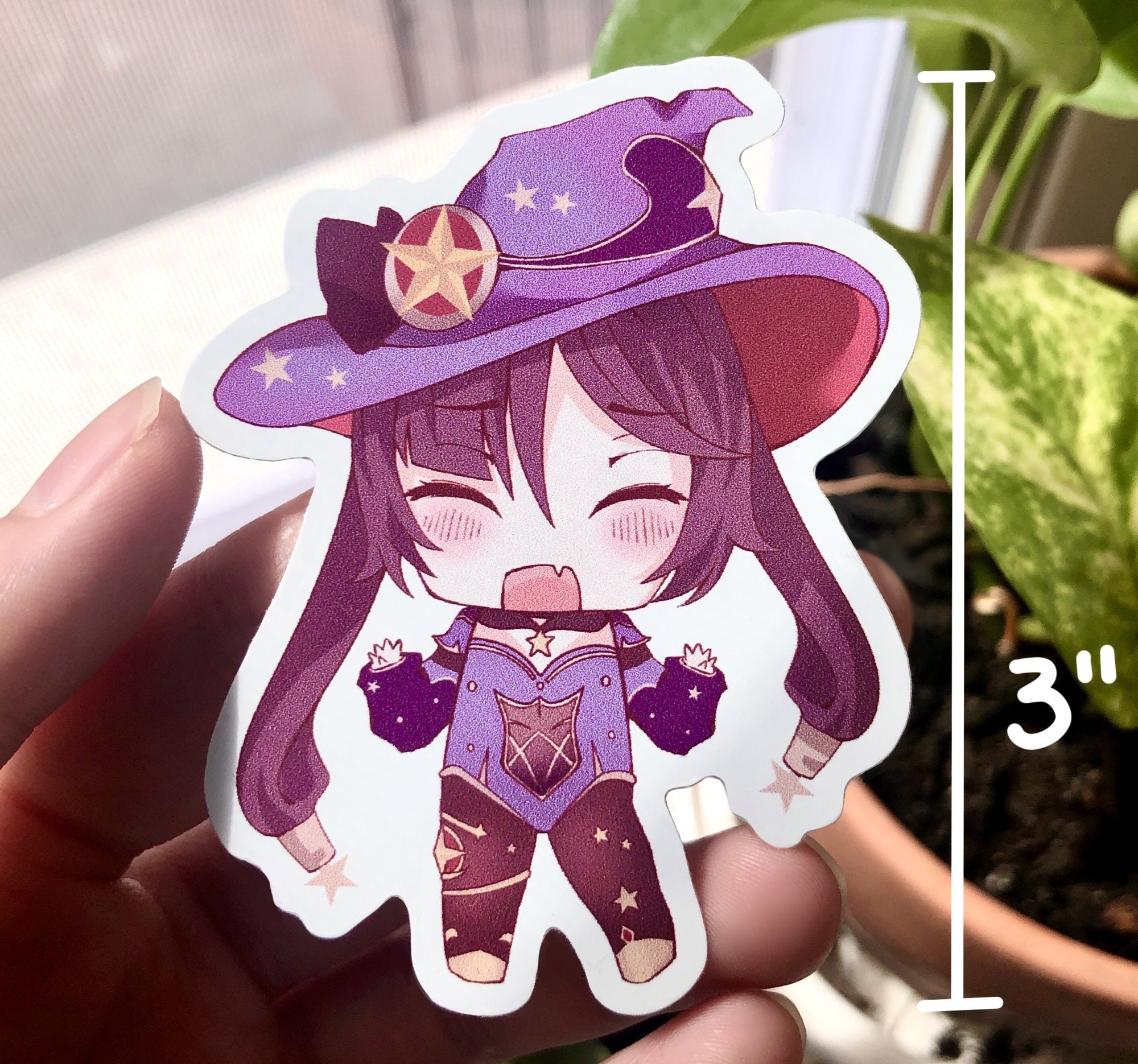 Mona Vinyl Sticker [genshin Impact] - Etsy