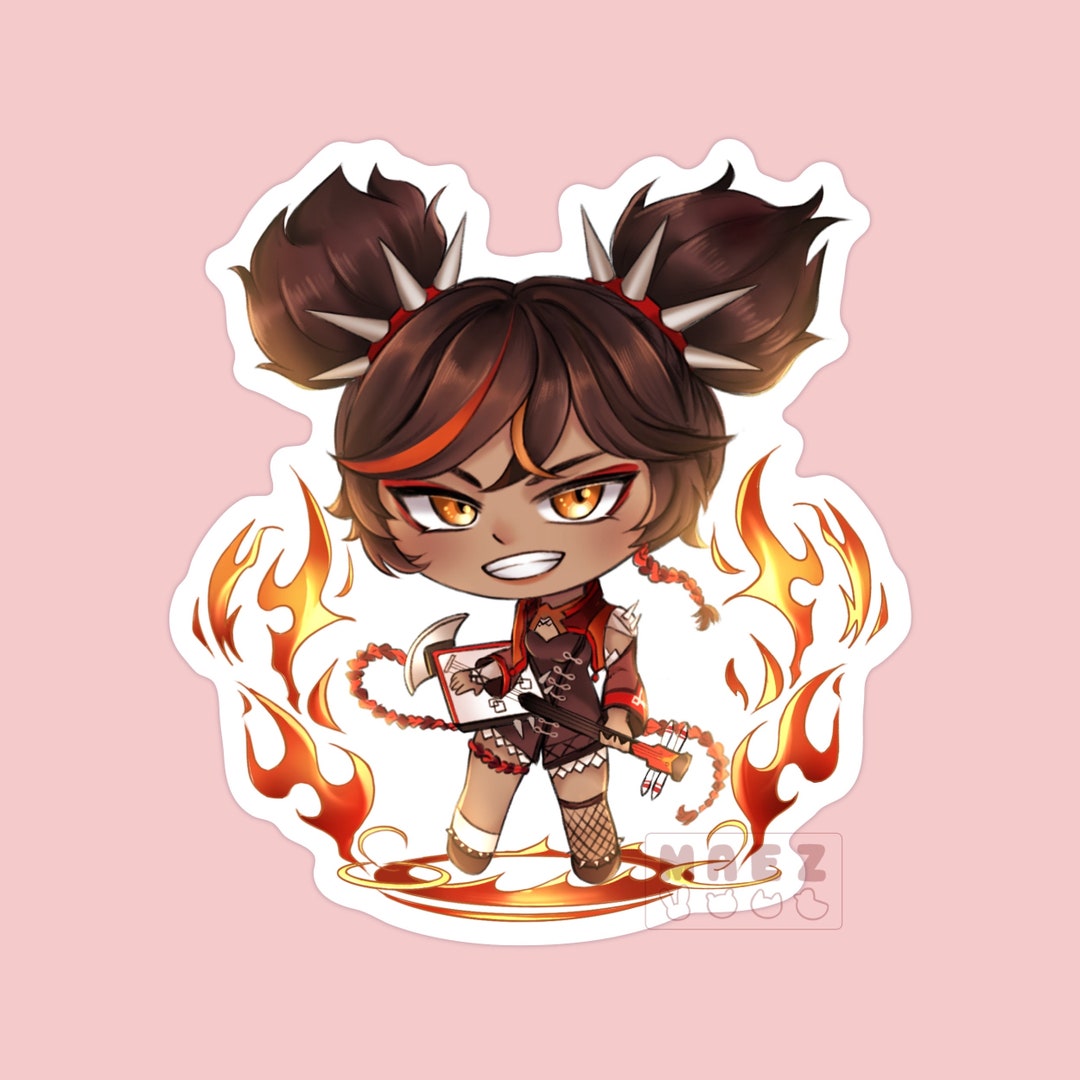 Xinyan Vinyl Sticker genshin Impact - Etsy