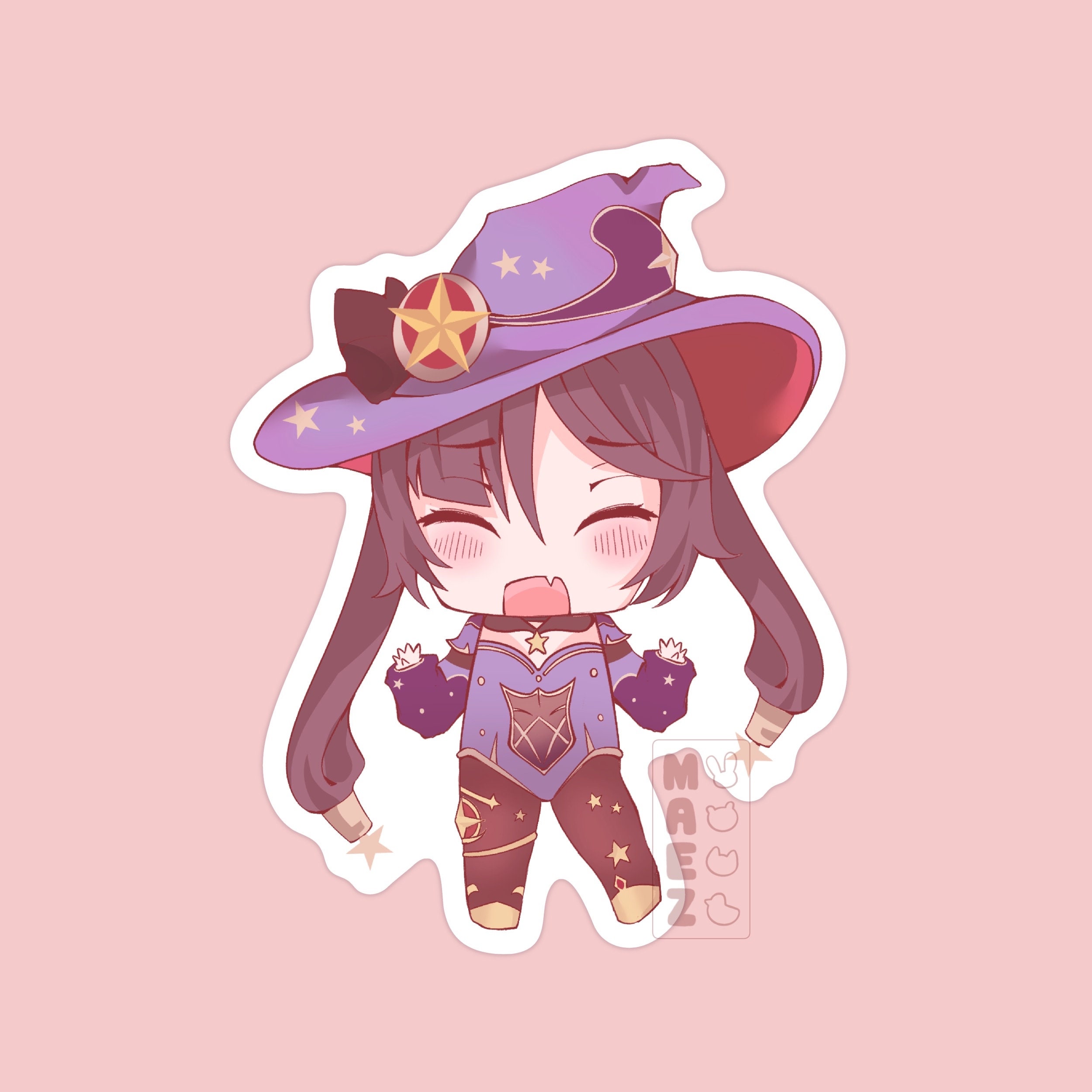 Mona Vinyl Sticker [genshin Impact] - Etsy