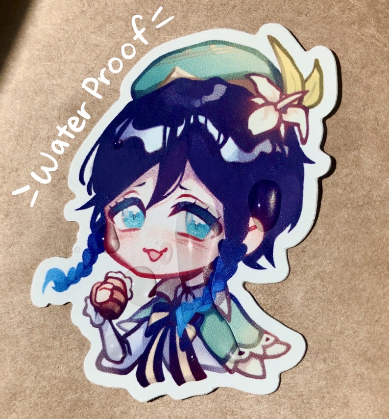 Venti Vinyl Sticker genshin Impact - Etsy