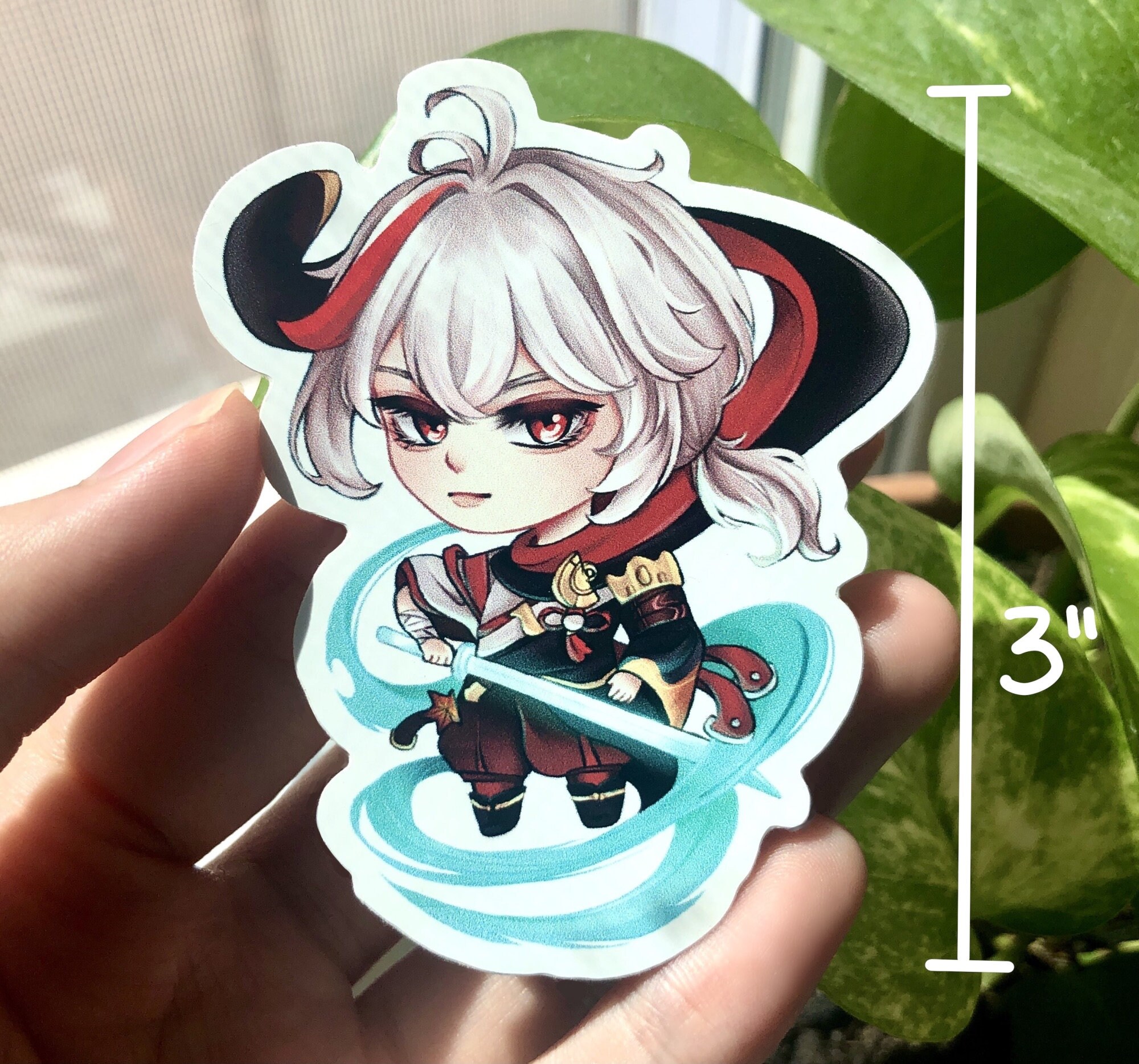 Kazuha Vinyl Sticker genshin Impact - Etsy