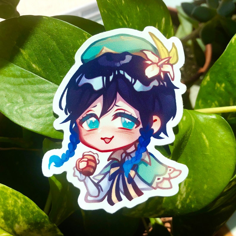 Venti Vinyl Sticker genshin Impact - Etsy