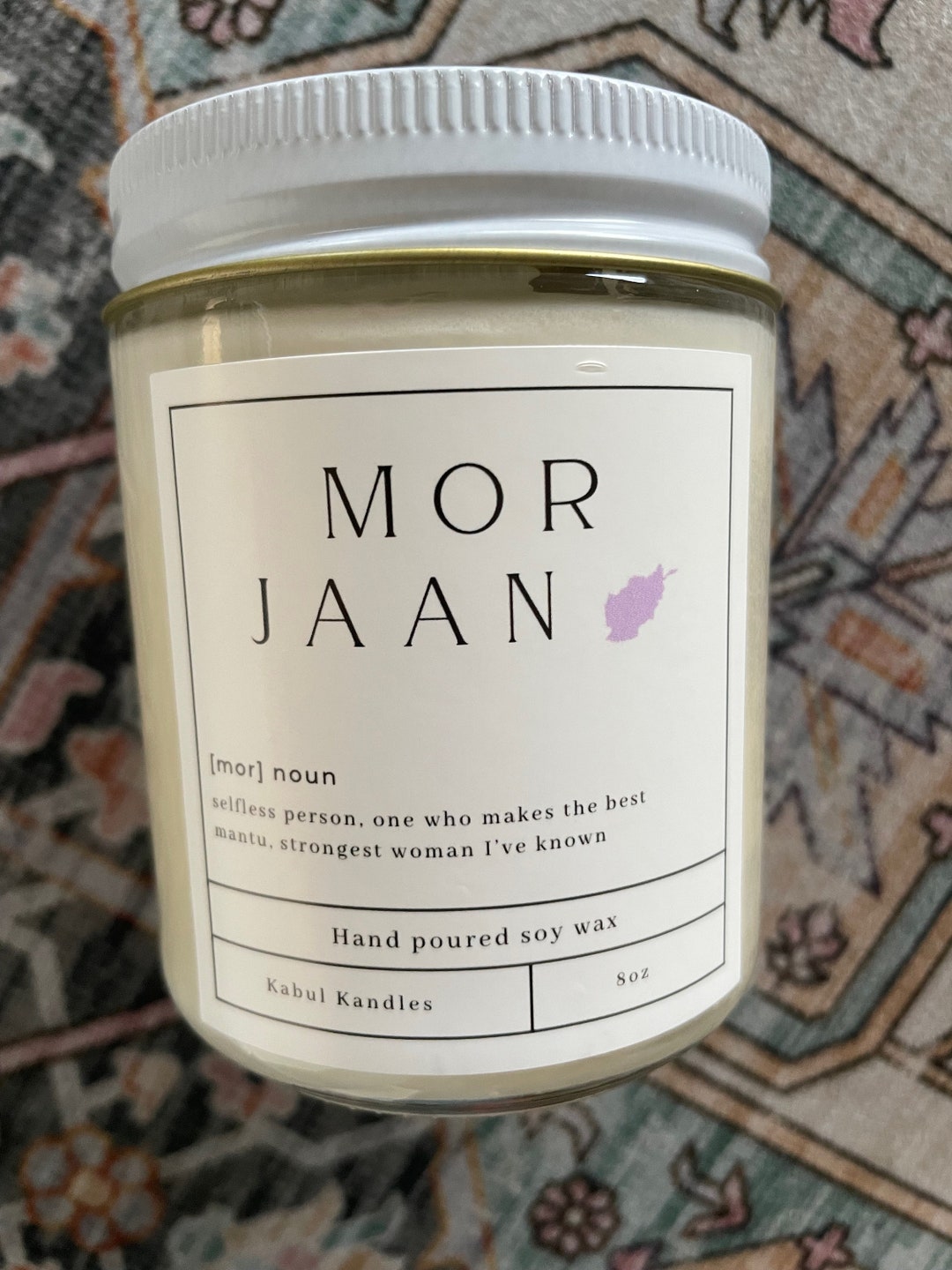 Kabul Kandles Afghan Mother Mom Mum / Mother’s Day Candle Gift ...