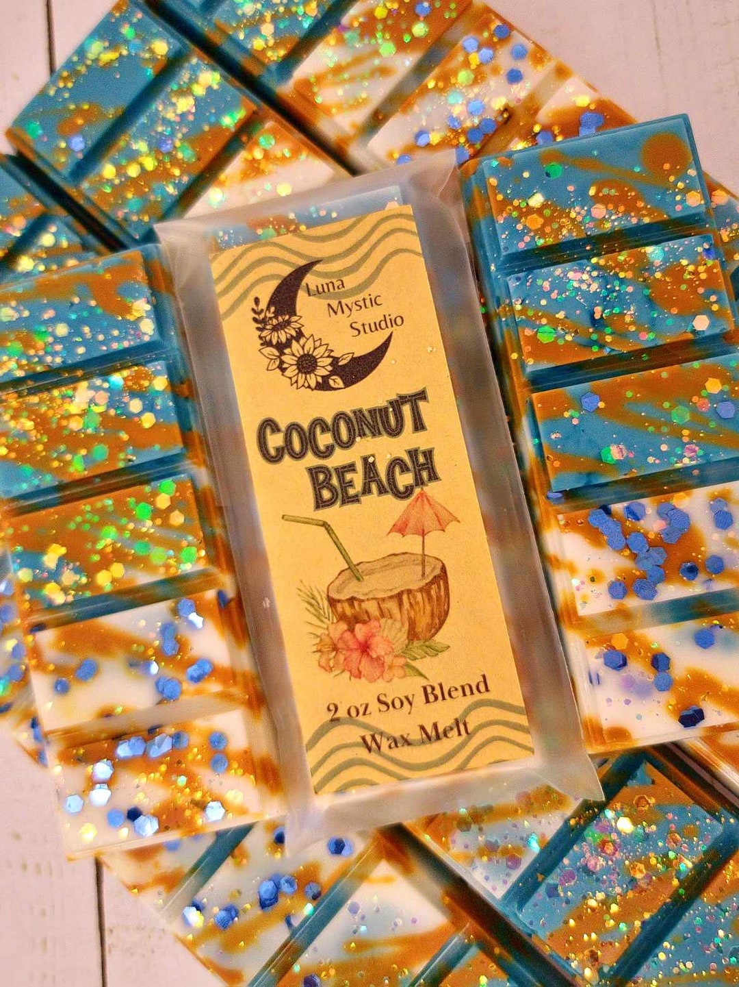 Coconut Beach Wax Melts: Exotic Tropical Coconut Scent - Etsy