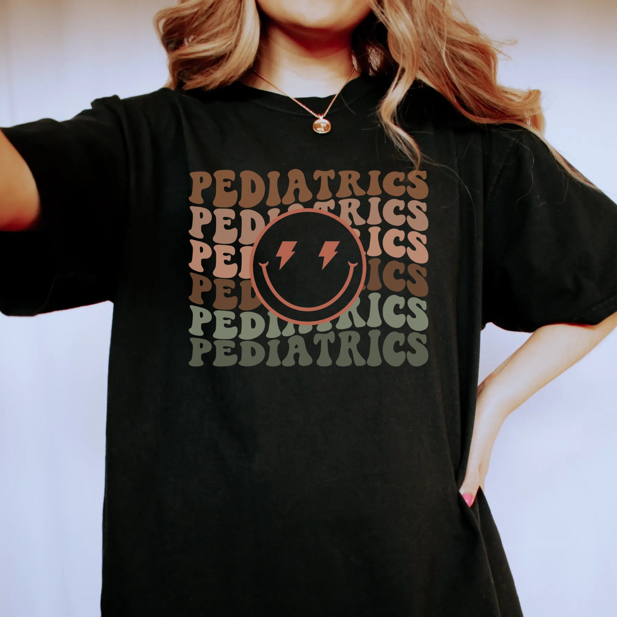 Retro Pediatrics Shirt Comfort Colors PEDS Nurse Tshirt Future - Etsy