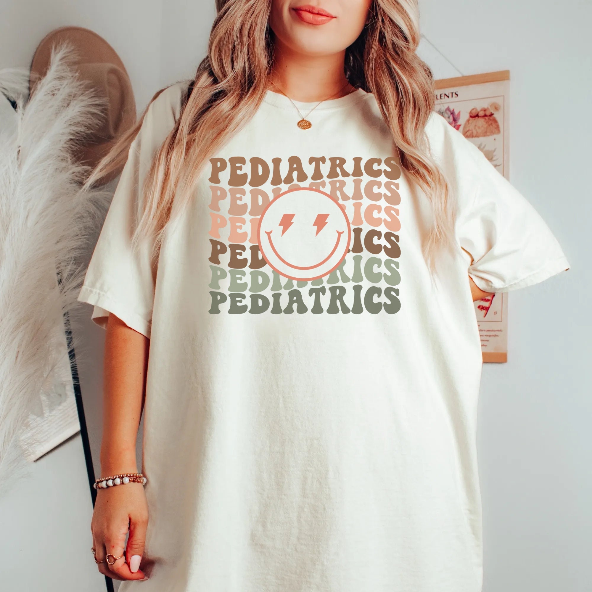 Retro Pediatrics Shirt Comfort Colors PEDS Nurse Tshirt Future PICU ...