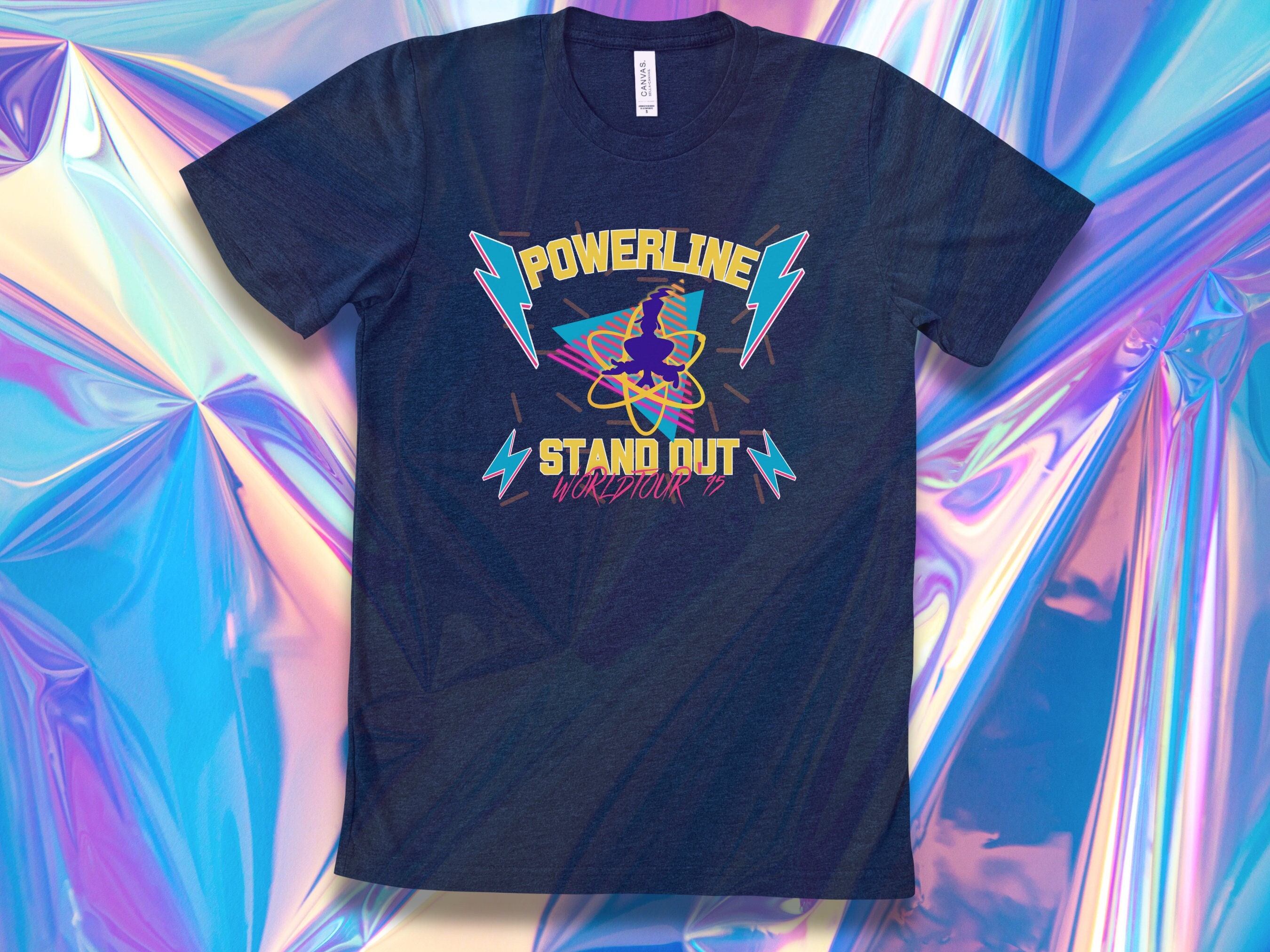 Powerline T-shirt | Stand Out World Tour Tee | 90s Nostalgia Gifts - Etsy