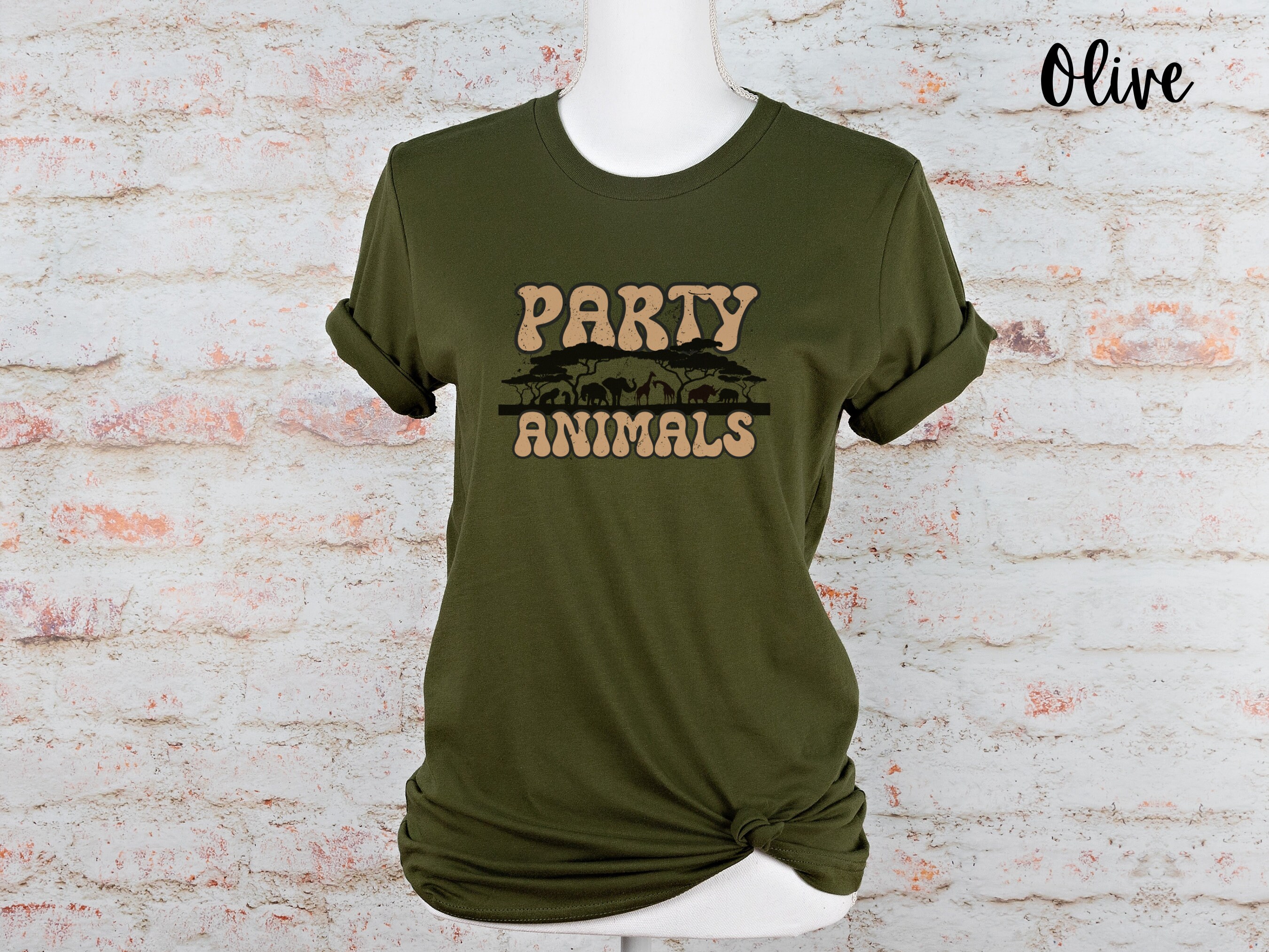 Safari Animal Kingdom Tee | Party Animals Family Vacation Shirt - Etsy