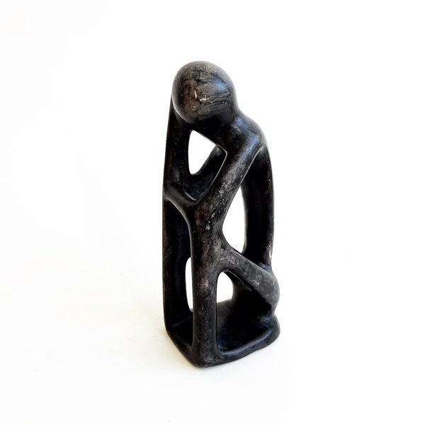 African Statue the Thinker - Etsy