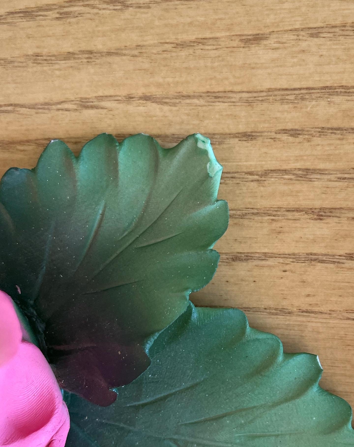 Capodimonte Porcelain Pink Rose Figurine, Made in Italy, Handmade ...