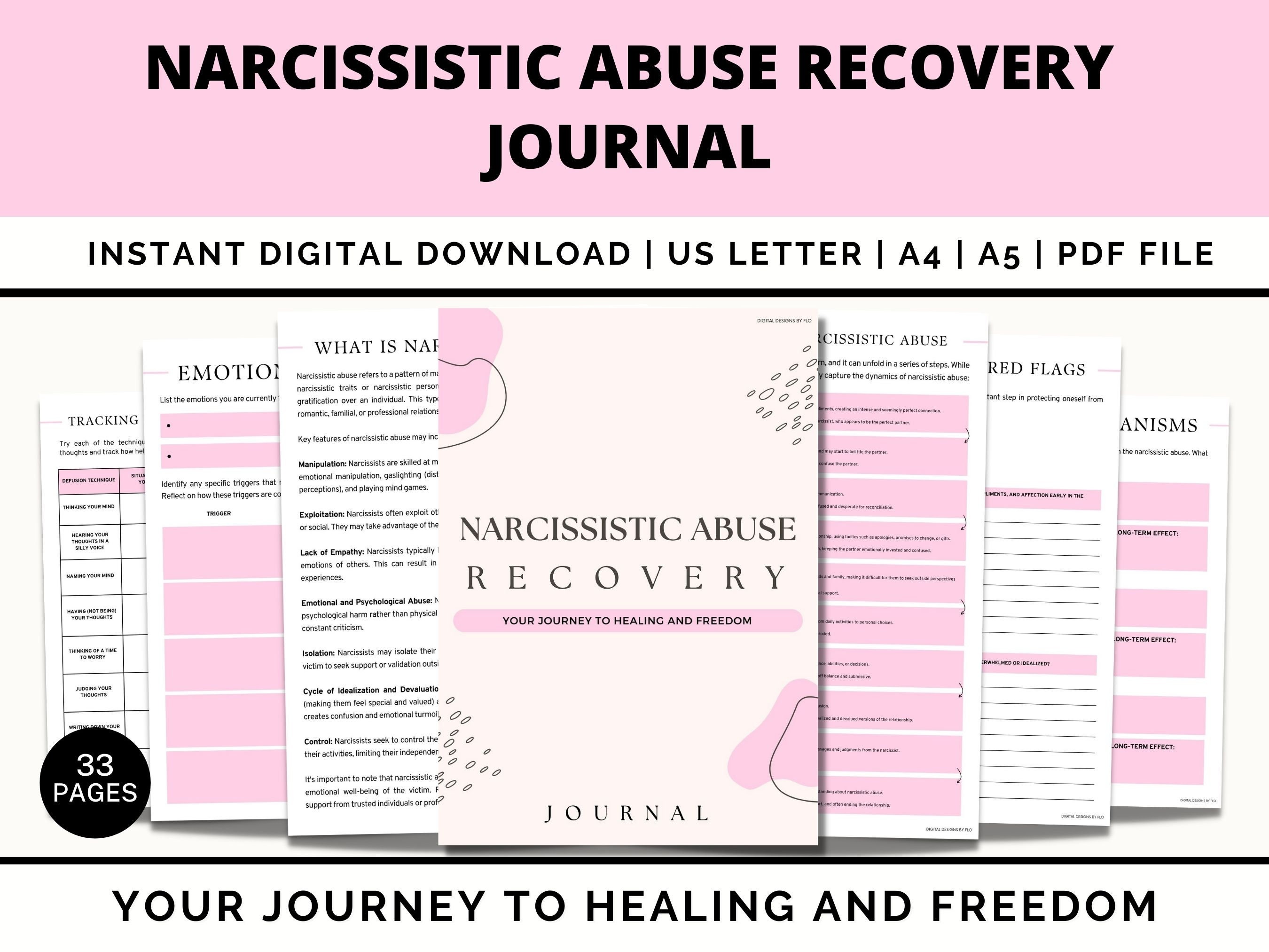 Narcissist Abuse Recovery Journal, Healing and Trauma Therapy ... Narcissist Abuse Recovery Journal, Healing and Trauma Therapy ...