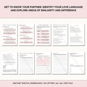 Emotional Intimacy Workbook, Relationship Intimacy Therapy, Couples ...