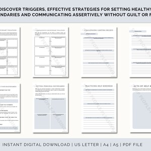 People Pleasing Workbook Printable, Self-love Workbook, Self-awareness ...