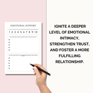 Emotional Intimacy Workbook, Relationship Intimacy Therapy, Couples ...