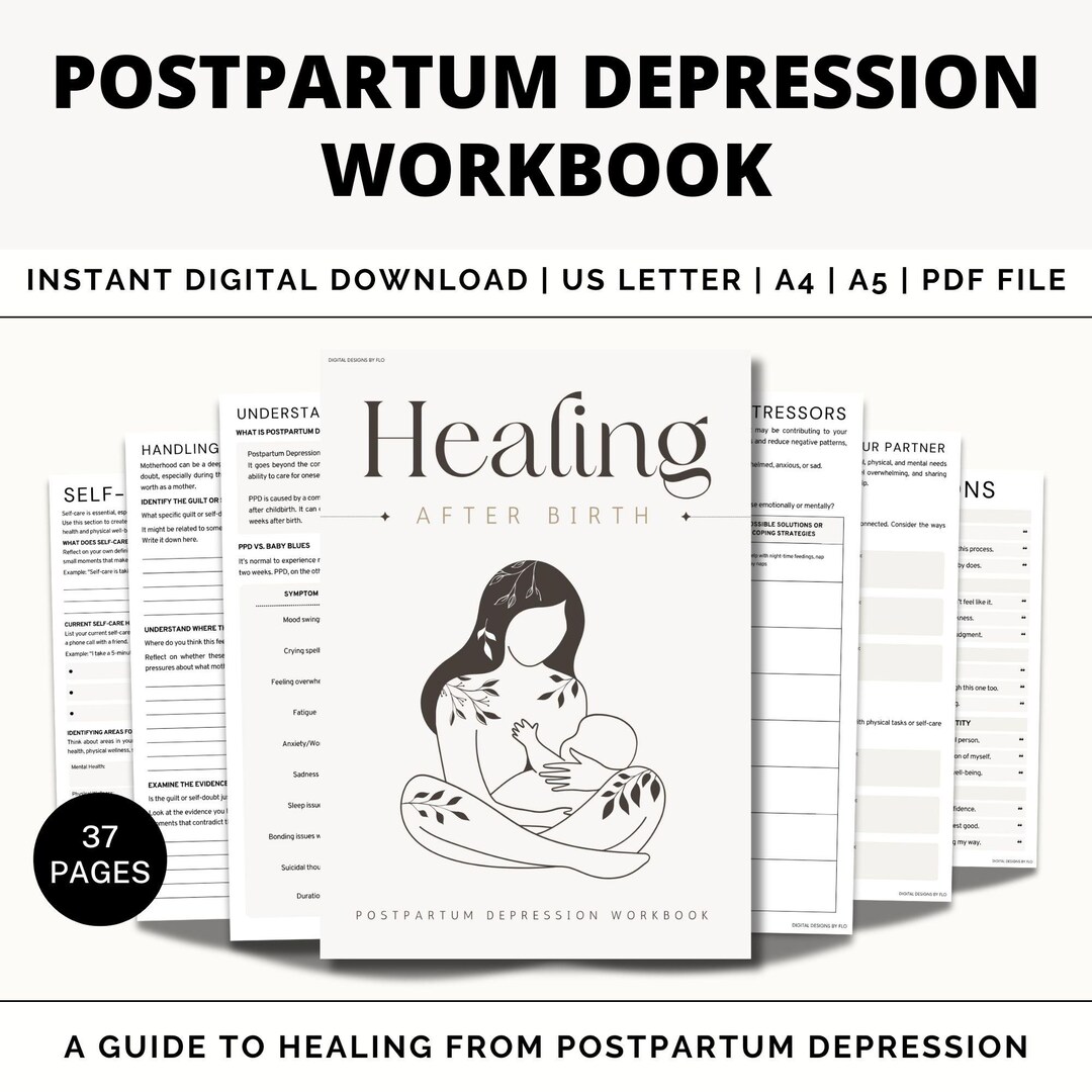 Postpartum Depression Journal, PPD Coping, Postpartum Recovery ...