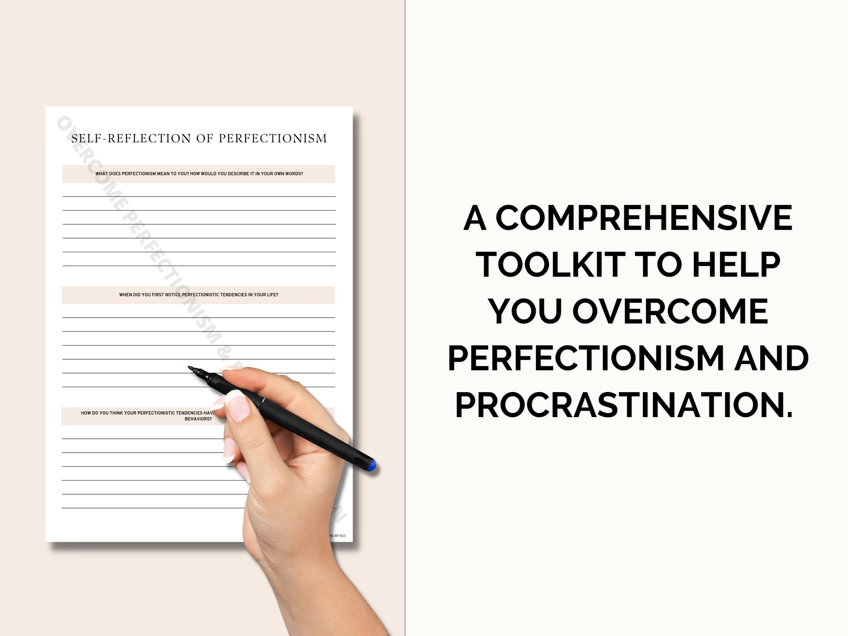 Perfectionism and Procrastination Workbook, Manage Your Perfectionism ...
