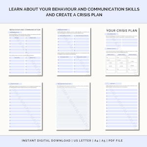 Workbook for Autism and Mental Health, Sensory Journal, Neurodivergent ...