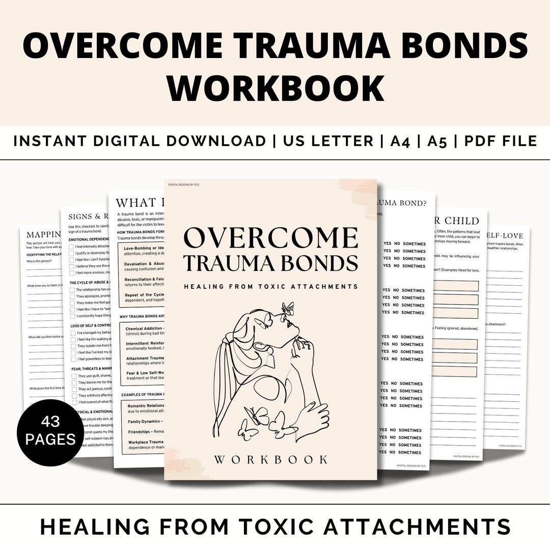 Trauma Bond Therapy, Trauma Healing Journal, Cycle of Abuse, Emotional ...