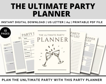 Kids Birthday Event Planner - Etsy