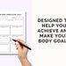 Goal Setting for Body Image, Body Image Worksheet, Body Positivity ...