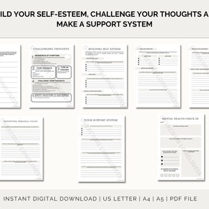 Overcome Loneliness Workbook Printable, Dealing With Loneliness, People ...