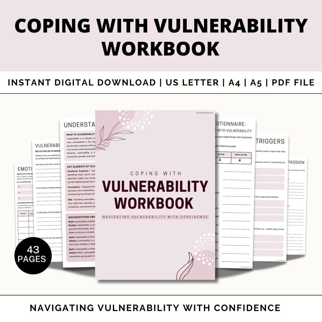Vulnerability Workbook, Personal Development, Overcome Shame, Setting ...