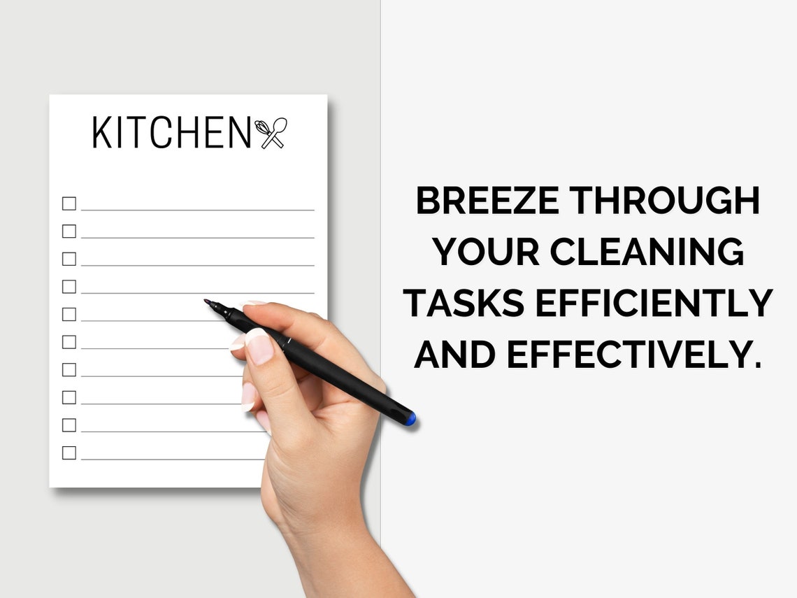 Cleaning Checklist, Printable Room by Room Cleaning Cards, Cleaning ...