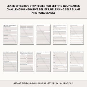 Betrayal Trauma Workbook Printable, Trauma Healing Journal, Therapy ...