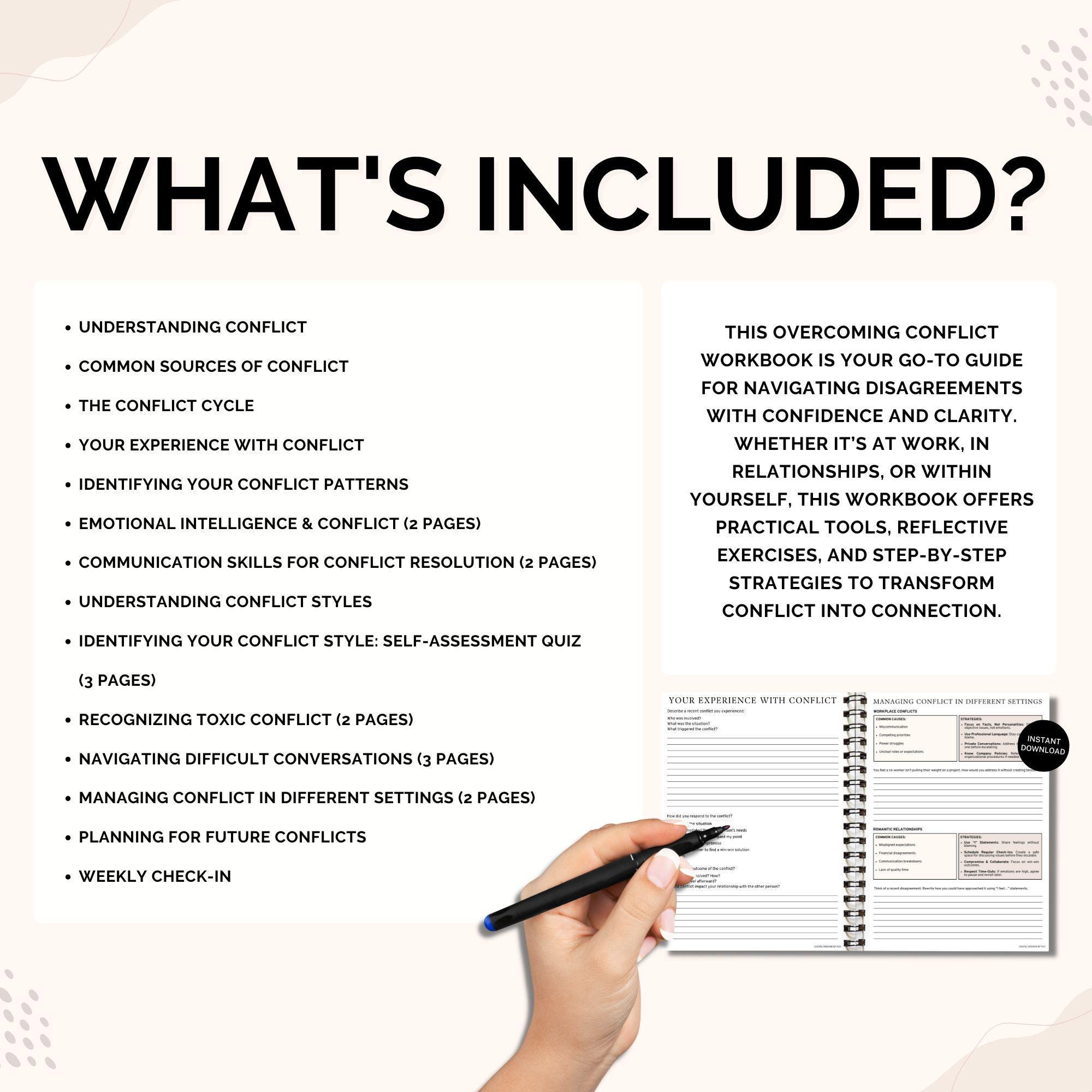 Conflict Resolution, Therapy Worksheets, Relationship Building ...