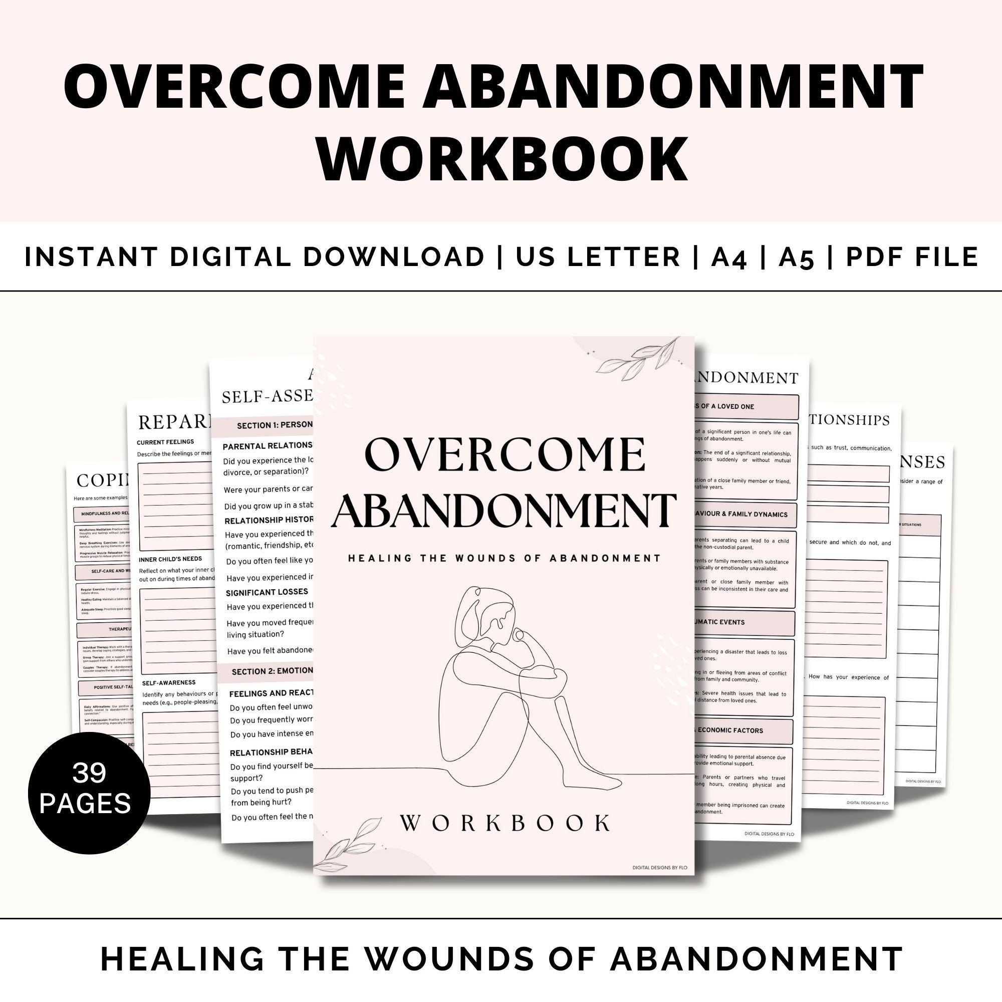 Abandonment Workbook, Attachment Styles, Inner Child Healing, Childhood ...