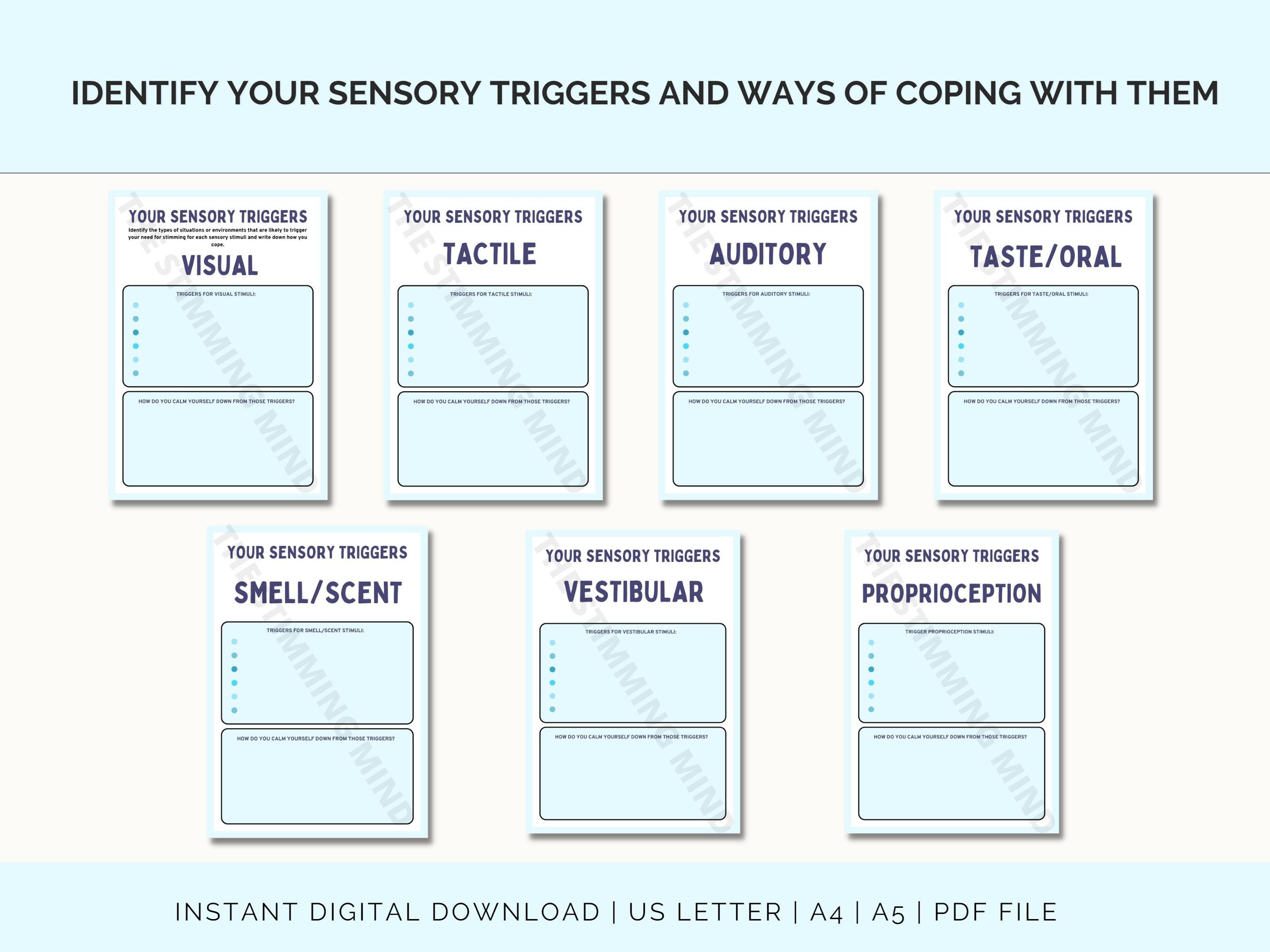 Workbook for Autism Stimming Worksheets Autism Journal - Etsy UK