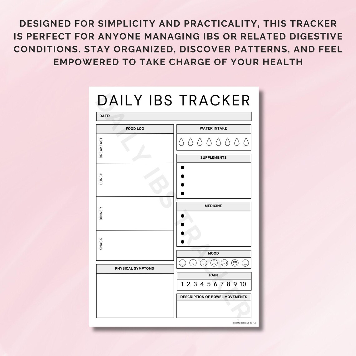 IBS Tracker, Food Diary, Supplement Tracking, Daily Health Planner ...