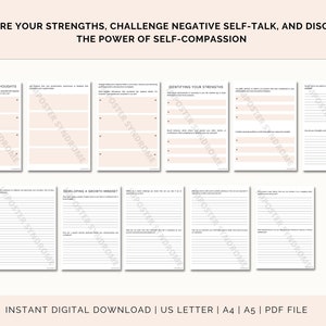 Imposter Syndrome Worksheets, Self Sabotage Workbook, Overcome ...