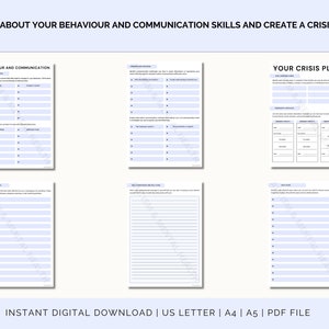 Workbook for Autism and Mental Health, Sensory Journal, Neurodivergent ...