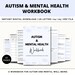 Workbook for Autism and Mental Health, Sensory Journal, Neurodivergent ...