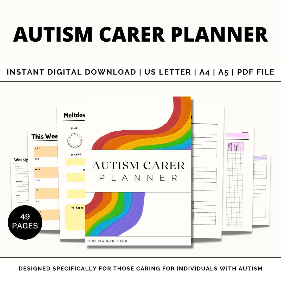 Autism Planner, Autism Routine, Autism Binder, Autism Worksheets ...
