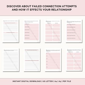 Emotional Intimacy Workbook, Relationship Intimacy Therapy, Couples ...
