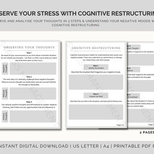 Workbook for Stress Management, Stress Anxiety, Stress Journal ...