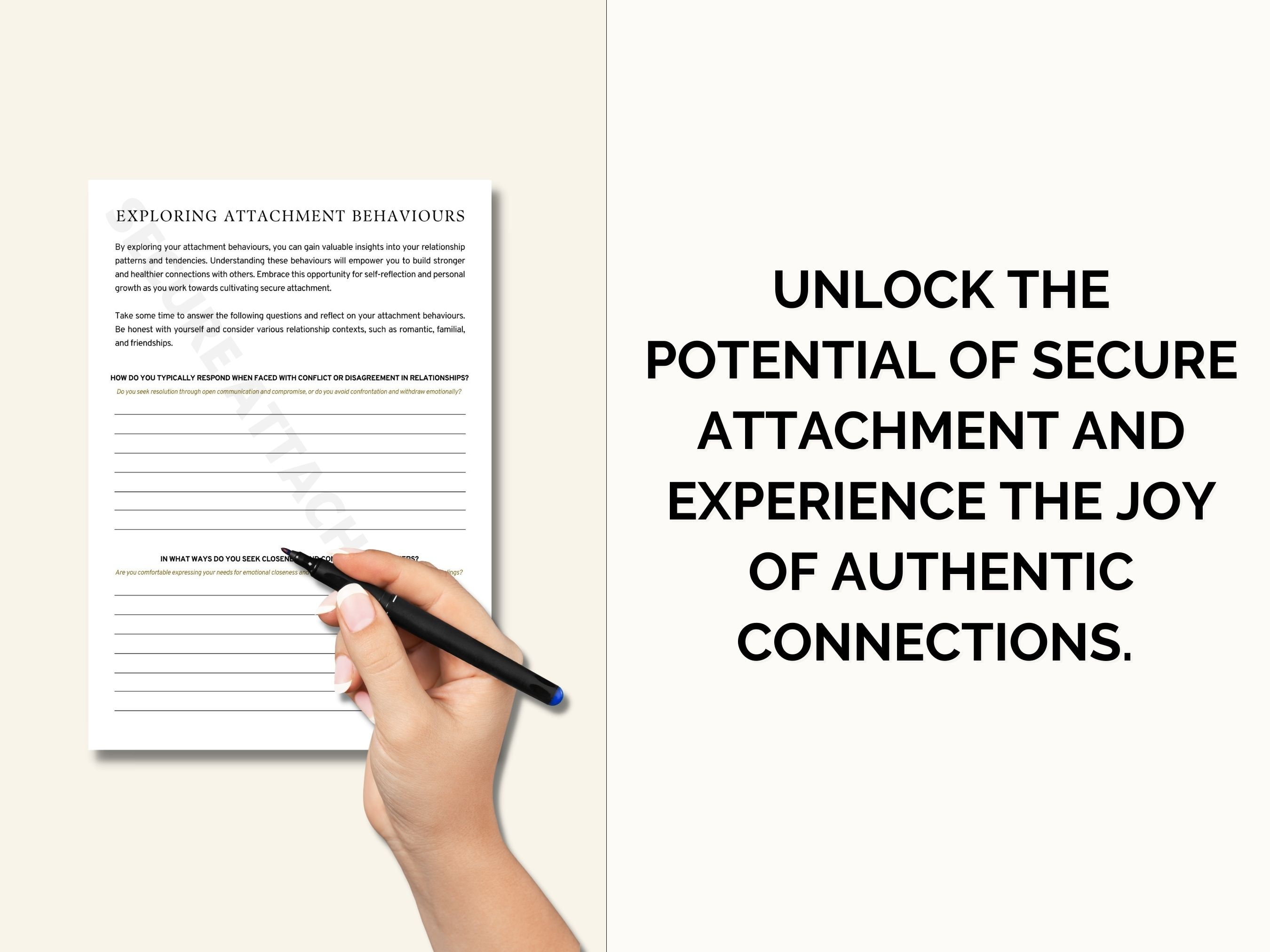 Attachment Theory Therapy Workbook, Soothe Your Attachment Wounds, Self ...