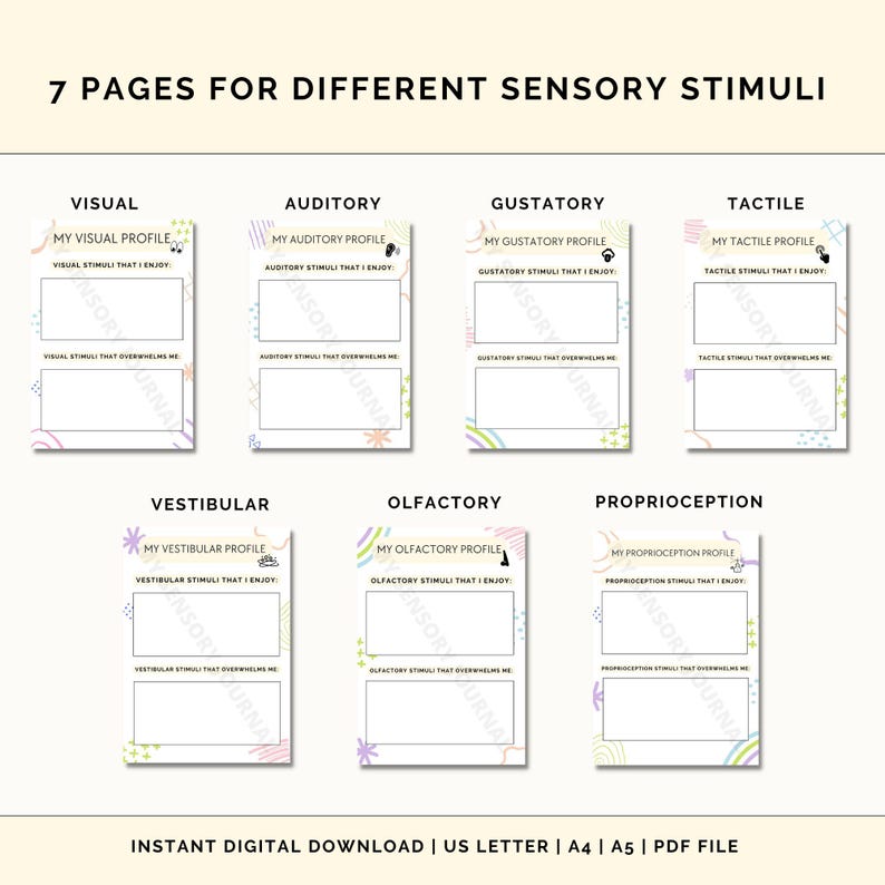 Sensory Profile, Sensory Autism, Autism Download, Sensory Adult, Autism ...