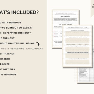Burnout Journal Printable, Burnout Workbook, Stress Management, Burnout ...