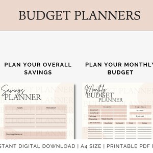 Budget Planner Printable, Finance Tracker, Printable Budget, Financial ...