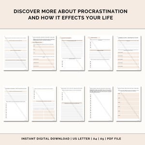 Perfectionism and Procrastination Workbook, Manage Your Perfectionism ...