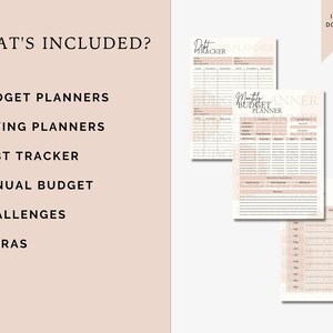 Budget Planner Printable, Finance Tracker, Printable Budget, Financial ...