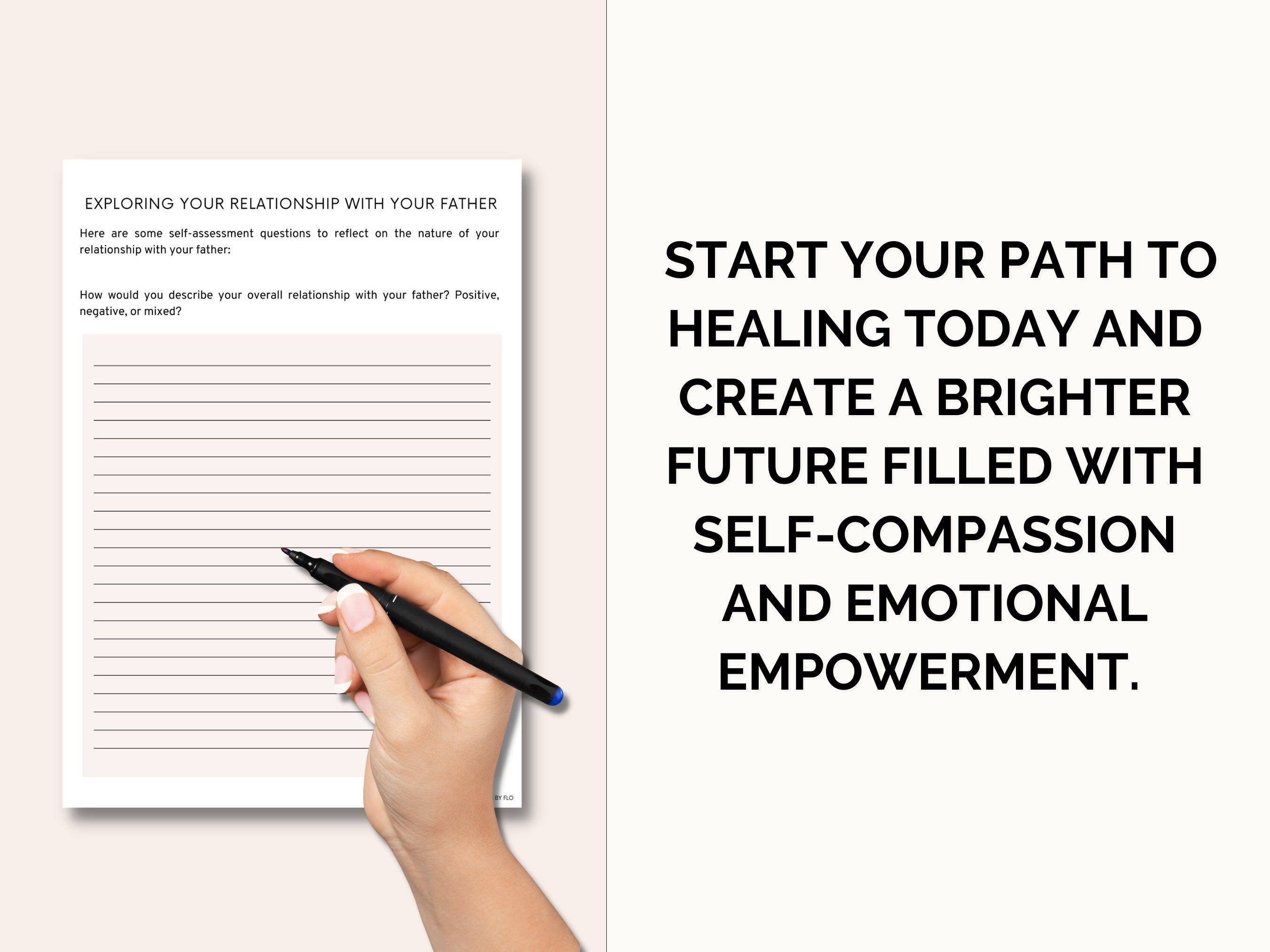Healing Fatherly Wounds Worksheets, Inner Child Healing, Therapy ...