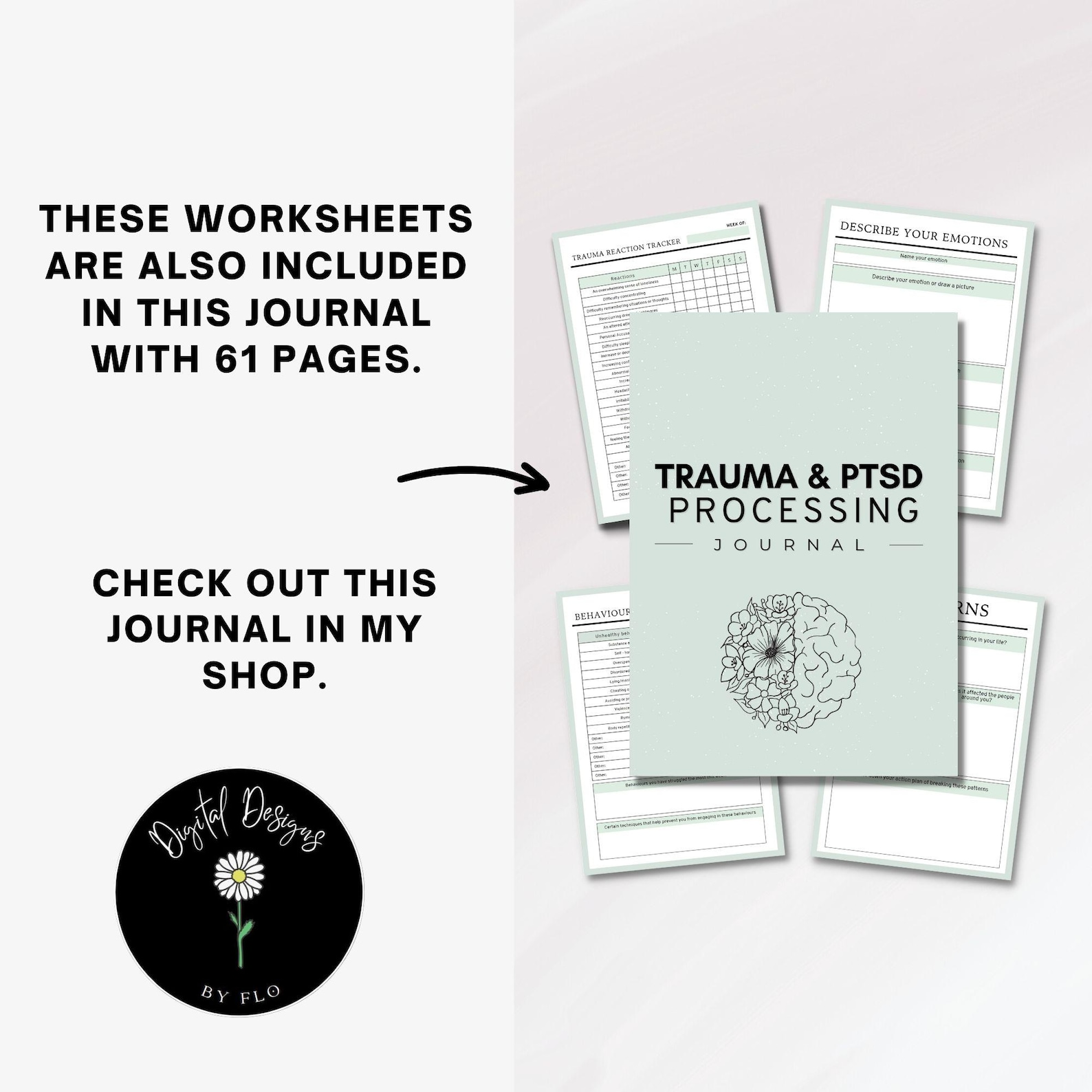 Trauma Therapy Worksheets, Trauma Workbook, Trauma Therapy, Trauma ...