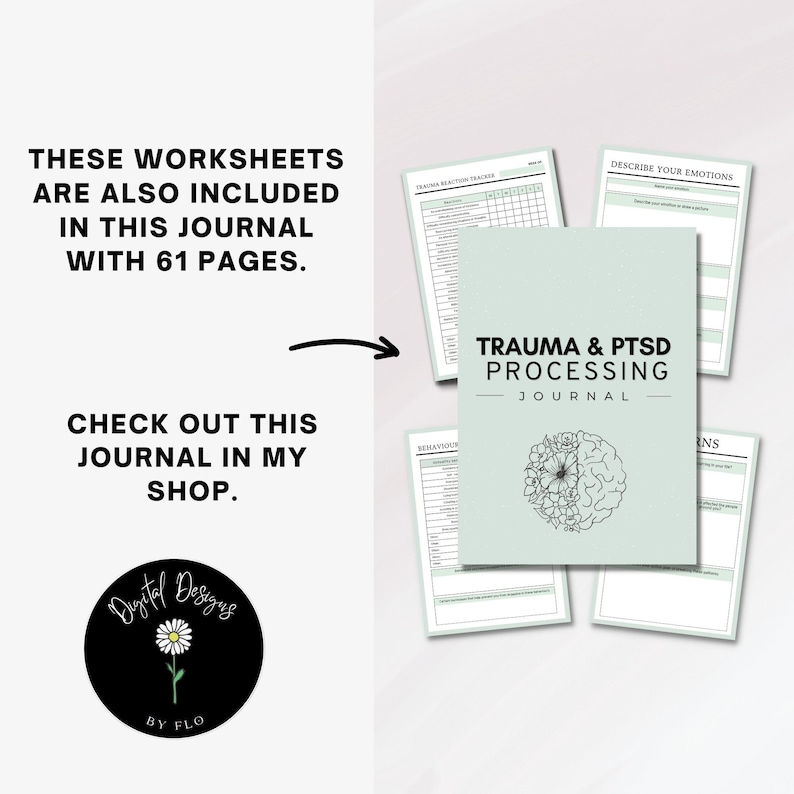 Trauma Therapy Worksheets, Trauma Workbook, Trauma Therapy, Trauma ...