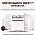 Empathy Activity Workbook, Relationship Building, Empathy Skills ...